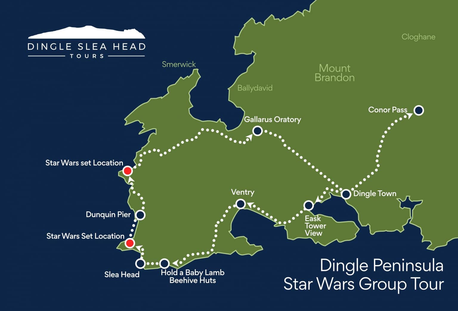 Star Wars Ireland Filming Locations | Dingle Slea Head Tours